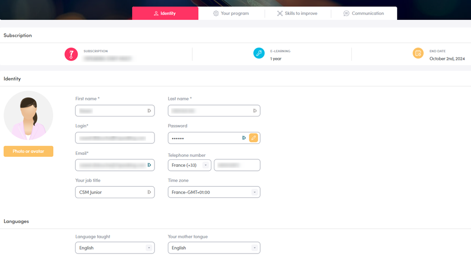Can I edit my profile? – 7Speaking