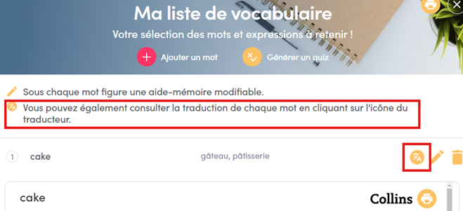 Comment utiliser ma liste de vocabulaire ? – 7Speaking
